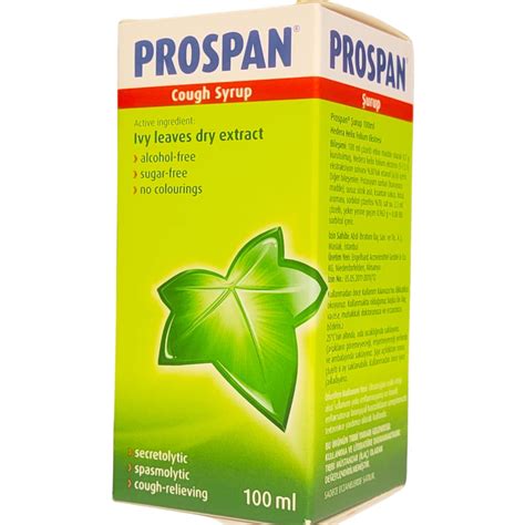 Prospan Şurup 100 Ml Orijinal Ürün Garantisi Fatih Dirican Güvencesi