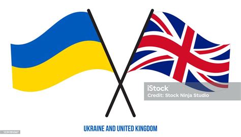 우크라이나와 영국 국기 교차 및 플랫 스타일을 흔들고 공식 비율 올바른 색상 0명에 대한 스톡 벡터 아트 및 기타 이미지 0명 Friends Of The Earth