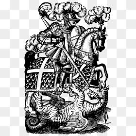 Slaying The Dragon Clip Arts Knights And Dragon Middle Ages Hd Png