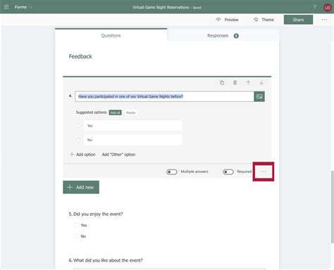 Microsoft Form Microsoft Qanda