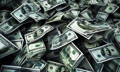 Premium Ai Image A Stack Of Hundred Dollar Bills