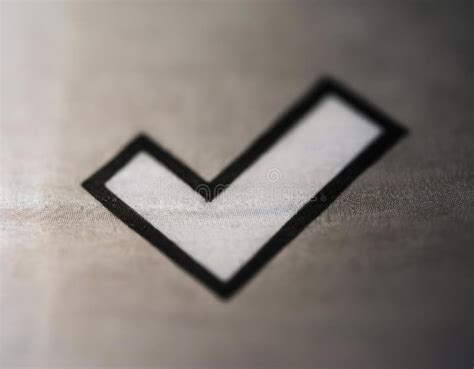 Check Mark Used To Indicate Correctness Accuracy And Validation Stock