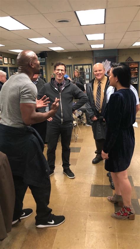 Andy Samberg Wearing His Glasses On Set Of Andy Sambergs Specs Appeal