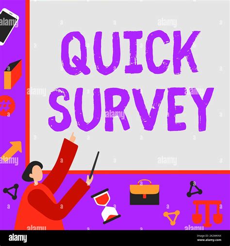 Text Caption Presenting Quick Survey Business Idea Conduct Fast Check On Condition Value