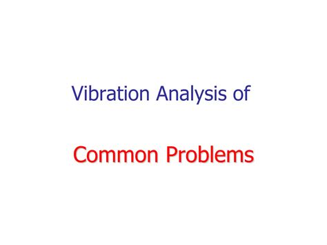 Vibration Analysis Part 1ppt