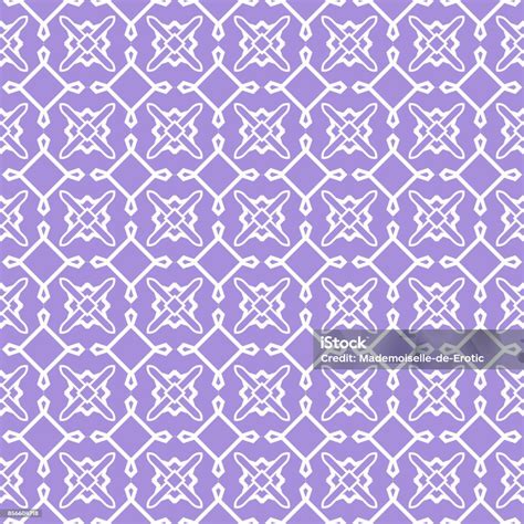 원활한 패턴 라인 기하학적 인 모양입니다 벡터 일러스트 레이 션 디자인 인쇄 섬유 산업을에 대 한 보라색 색상 0명에 대한 스톡 벡터 아트 및 기타 이미지 Istock
