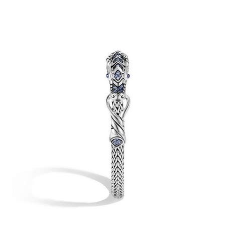 John Hardy Naga Station Bracelet With Blue Sapphire Bbs601334bspxm For