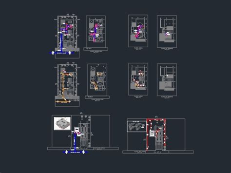 Banos Para Escuela En Autocad Librería Cad