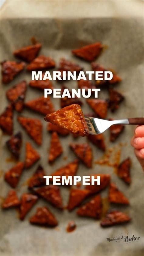 Marinated Peanut Tempeh Vegan Gluten Free Minimalist Baker Easy