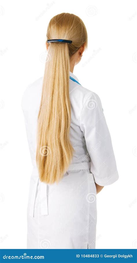 Junge Frau Mit Dem Langen Blonden Haar Stockbild Bild Von Farbe