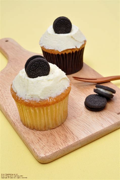 바닐라 컵케이크 만들기 바닐라 버터크림 네이버 블로그