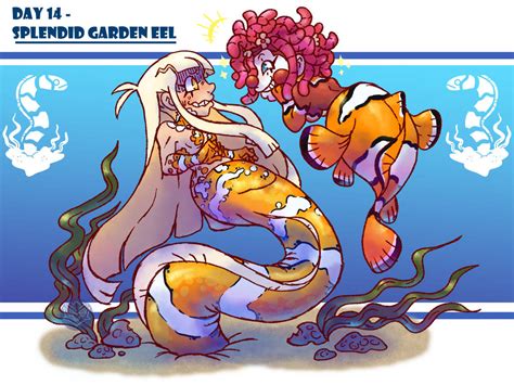 Mermay Day 14 Splendid Garden Eel By Bangboodoragon On Deviantart