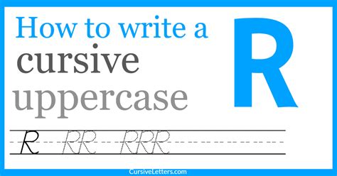Cursive R How To Write A Capital R In Cursive