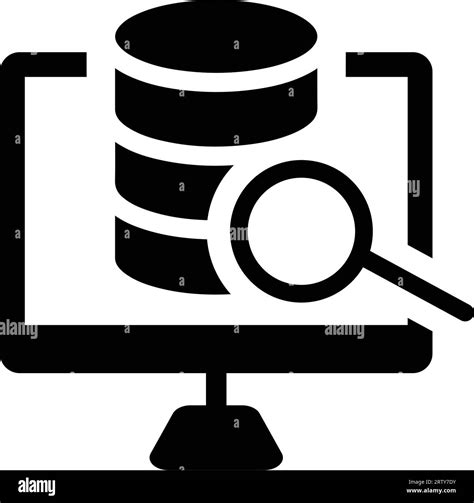 Big Data Analysis Icon Commercial Use Printed Files And Presentations