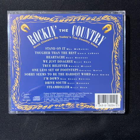 Cd Rockin The Country 1995 Billy Dean Ronnie Milsap Chris Ledoux