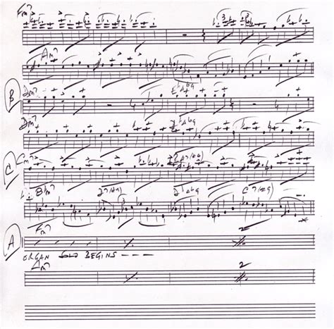 Michael Breckers Sound Off Solo Transcription