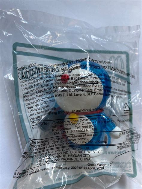Macdonald Doraemon Air Cannon Hobbies And Toys Toys And Games On Carousell