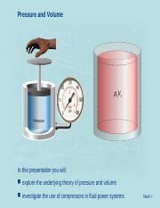 Understanding Pressure And Volume Theory And Applications Course Hero