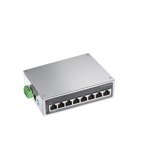5 Port 8 Port 100m Industrial Ethernet Switch 100base T Din Rail Wall Mounted Aluminium Alloy