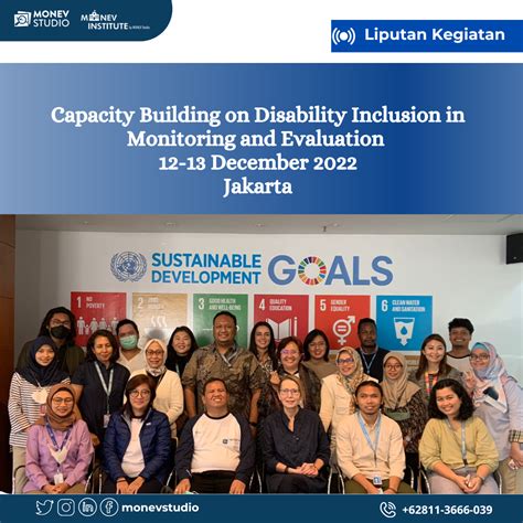 Capacity Building On Disability Inclusion In Monitoring And Evaluation