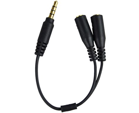 Купить кабель разделяющий 3 5 мм разъем мобильного телефона на два раздельных разъема 3 5 мм