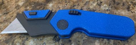 Free Stl File Folding Pocket Utility Knife 🔪・template To Download And