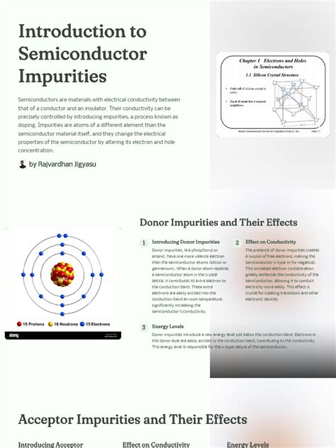 Introduction To Semiconductor Impurities Pdf