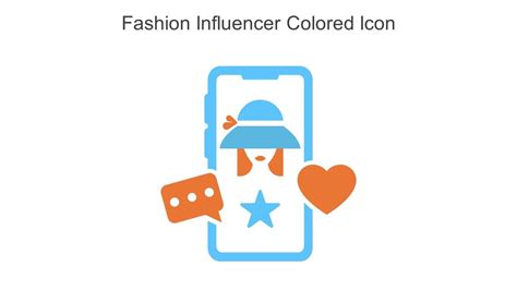 Fashion Influencer Colored Icon In Powerpoint Pptx Png And Editable Eps Format PPT PowerPoint