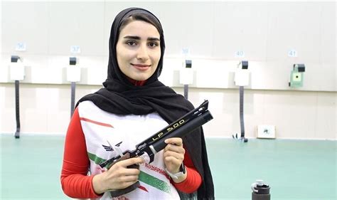 فیلم صحبت‌های دختر تیرانداز ایرانی پس از کسب سهمیه المپیک