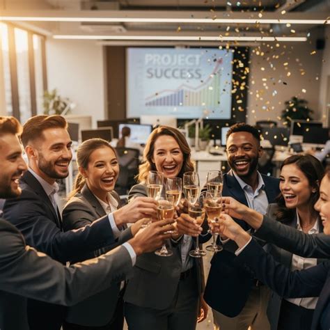 Free Celebrating Team Success Image Celebration Teamwork Success