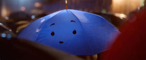 Blue Umbrella Wallpaper