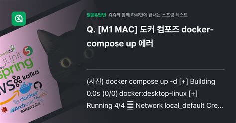 [m1 Mac] 도커 컴포즈 Docker Compose Up 에 인프런 커뮤니티 질문and답변