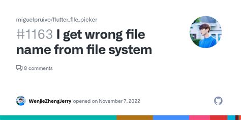 i get wrong file name from file system · issue 1163 · miguelpruivo flutter file picker · github