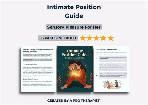 Intimate Position Guide Sensory Pleasure For Her Low Pressure