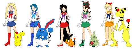 Sailor Moon As Pokemon Trainers By Nautoon2007 On Deviantart