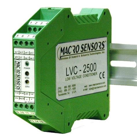 Macro Sensors Ac Lvdt Signal Conditioner Lvc 2500 Te Us Made Hgsi