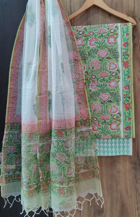 New Traditional Hand Block Printed Pure Cotton Suits
