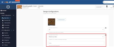 why save button is disabled in wso2 apim publisher at runtime tab