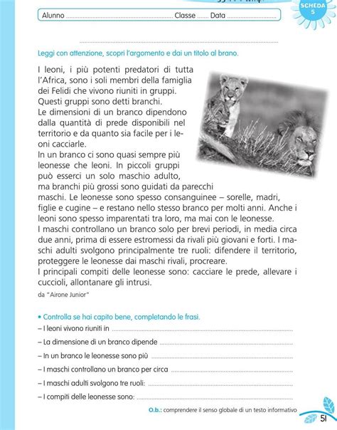 38 Idee Su Comprensione Del Testo Classe Seconda Attività Di Comprensione Comprensione Della