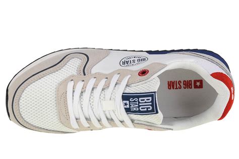 Дамски бели маратонки с цветни акценти Big Star Shoes Trendobg