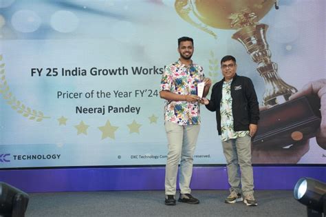 Neeraj Pandey On Linkedin Priceroftheyear Fy25growthworkshop Fy25growth Dxc 20 Comments