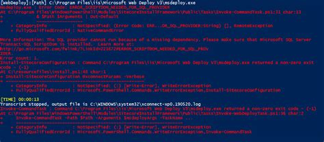 Sitecore 90 Installation Issueerrorscriptdomneededforsqlprovider