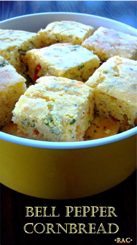 Rebeccas Amazing Creations Bell Pepper Cornbread