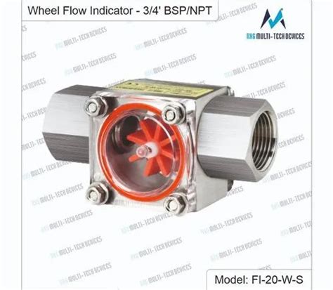 Rotary Wheel Flow Indicator Wheel Flow Indicator Manufacturer From Thane
