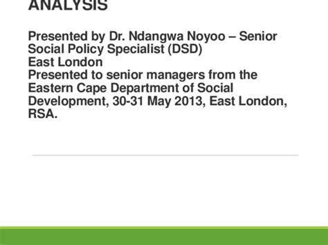 Ppt Policy Implementation Analysis