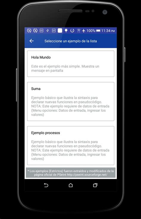 Descargar Pseudocode Pseint Algoritmos Apk Última Versión 216 Para