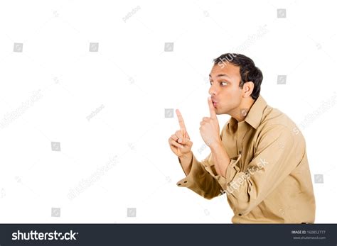 4 Man Pointing At Sign That Says Shut Up Images Stock Photos Vectors Shutterstock
