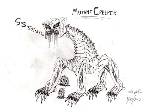 Mutant Creeper By Typhus On DeviantArt