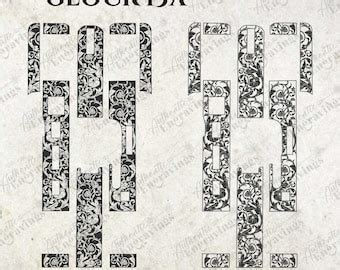 Glock Gen Scroll Design Svg Laserdesign Laserwork Laserdesign Ezcaddesign Metalart