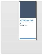 Homework Docx HOMEWORK SDEV SDEV HOMEWORK Introduction Choosing A Data Platform